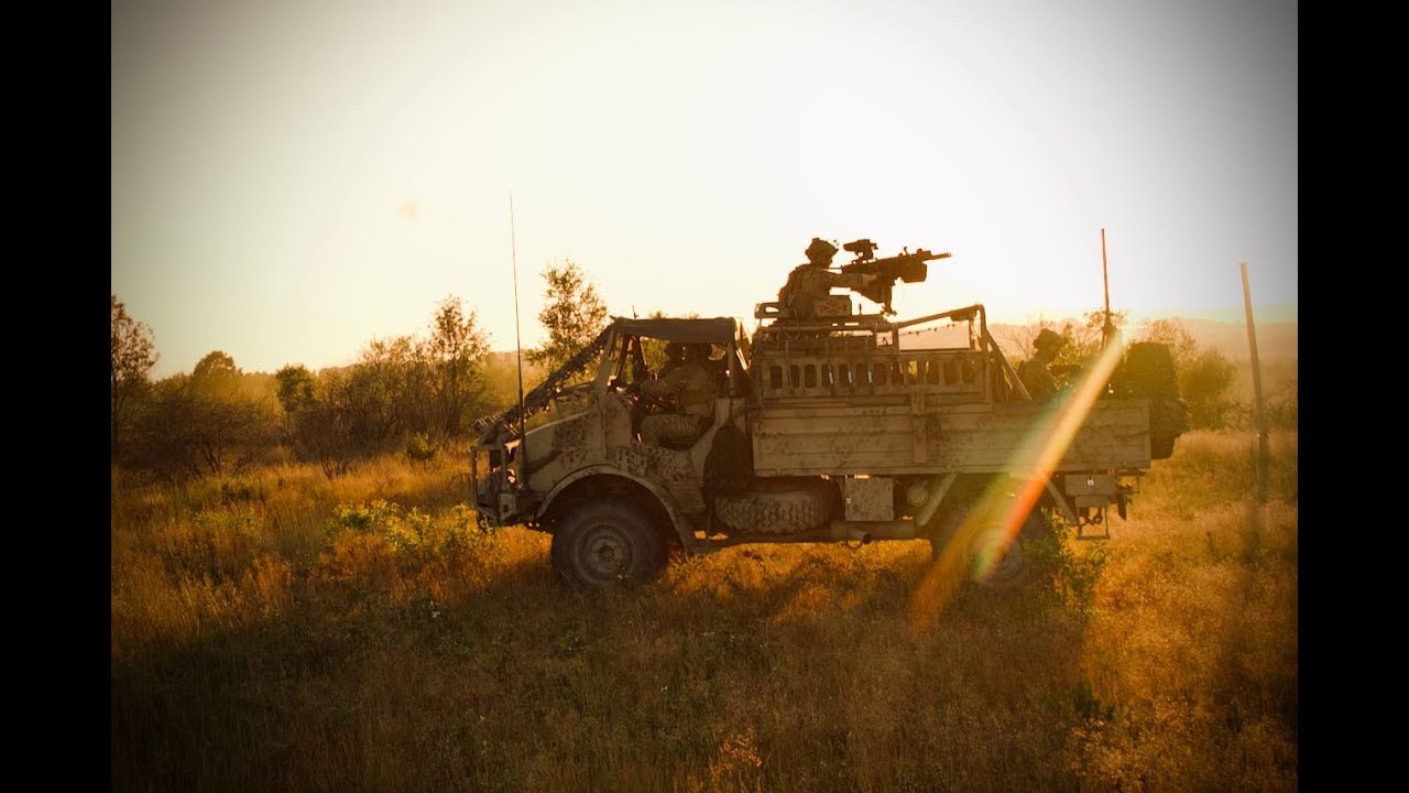 Fahrzeugtraining belgischer SOF im Video