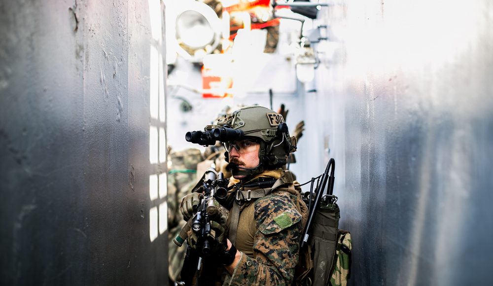 Marines trainieren Boarding im Philippinischen Meer