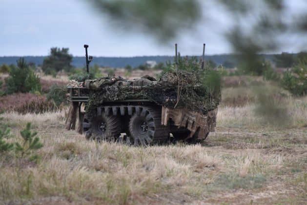 UGV Probot in der Felderprobung der Bundeswehr