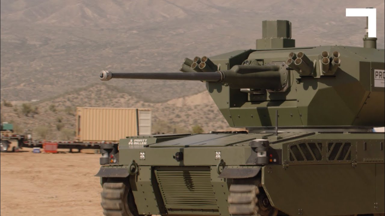 Bushmaster-Maschinenkanone erstmals auf EMAV-MCA UGV