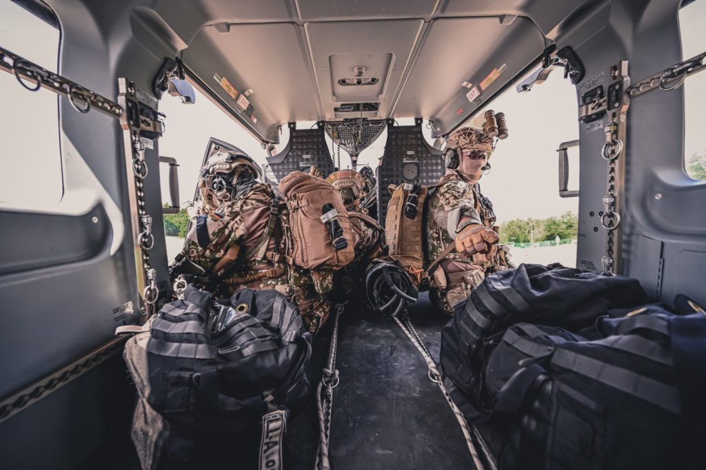 Auftrag des Sanitätsspezialzuges ist die direkte Unterstützung der Kommandokräfte