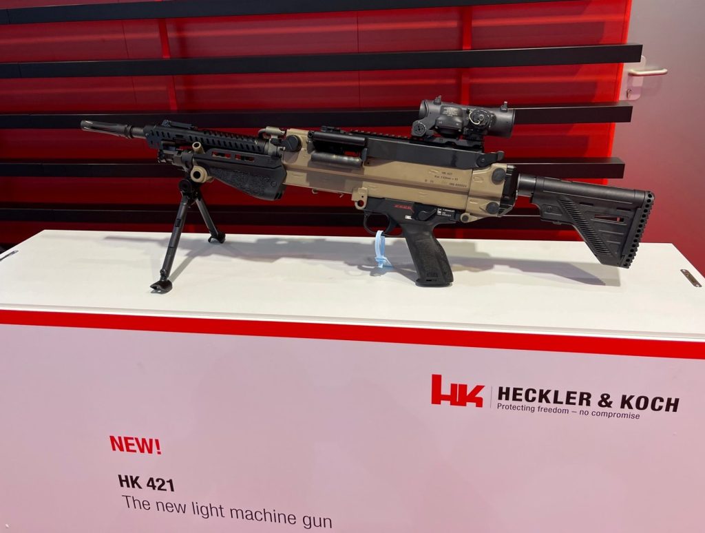 HK 421 – Heckler & Koch stell neues Maschinengewehr im Kaliber 7,62 mm x 51 vor
