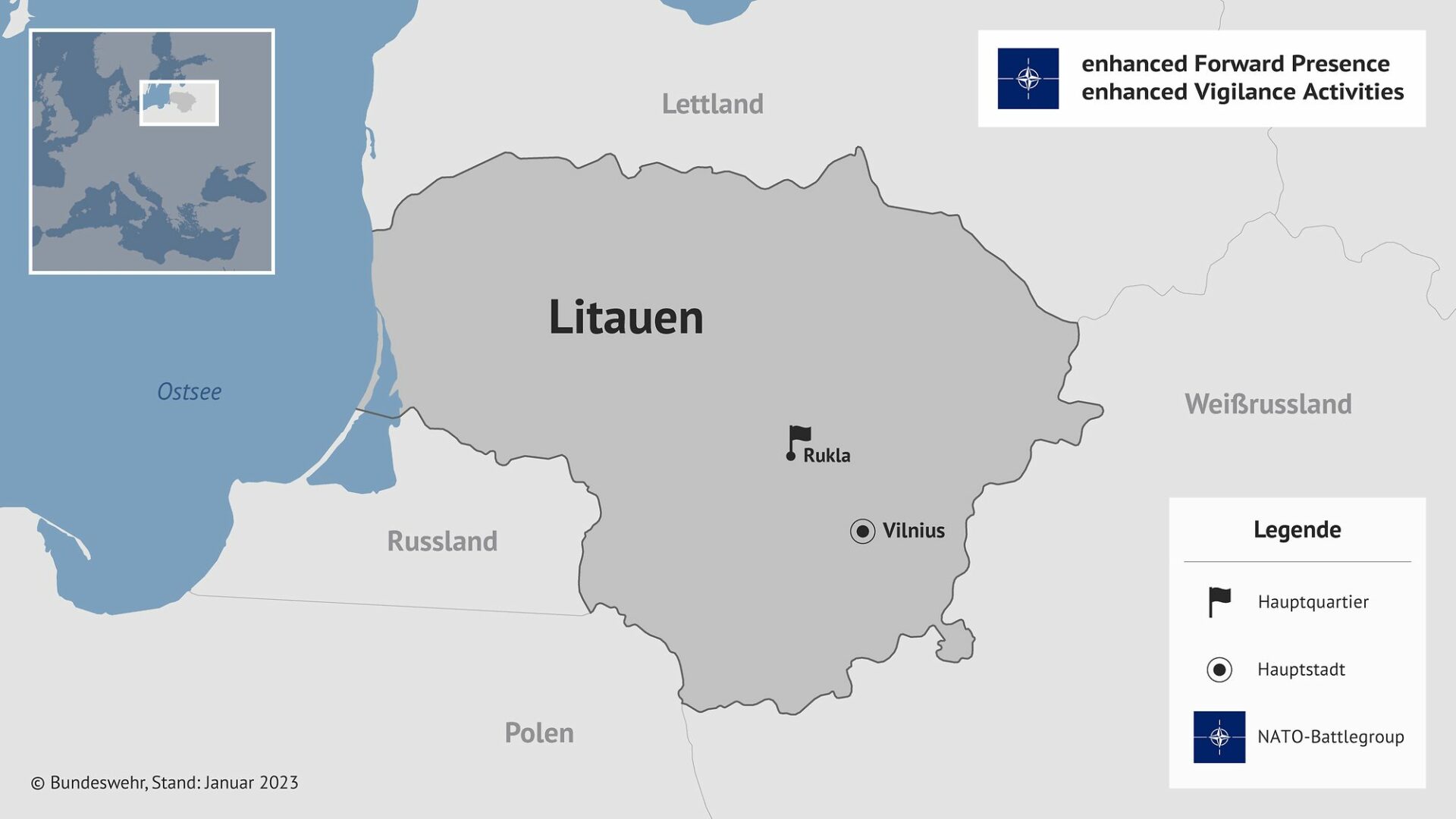 Einsatzbereitschaft der Litauen-Brigade ab 2027 durch ...